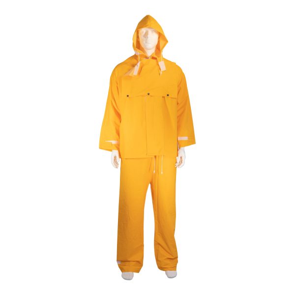 Hydroblasting Suit PVC/Polyester Snap Front Storm Flap, Jacket, Hood ...